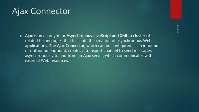 Ajax connector | PPTX