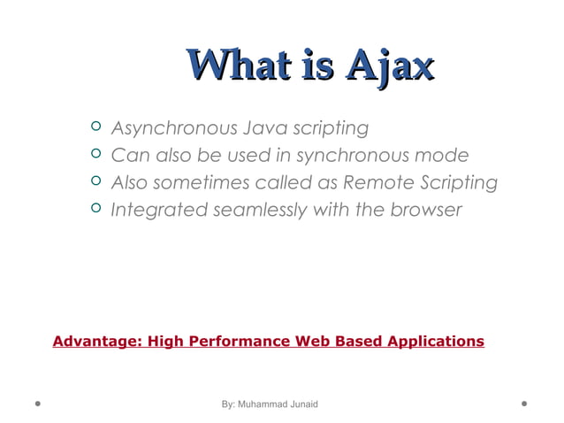 Inner core of Ajax | PPT