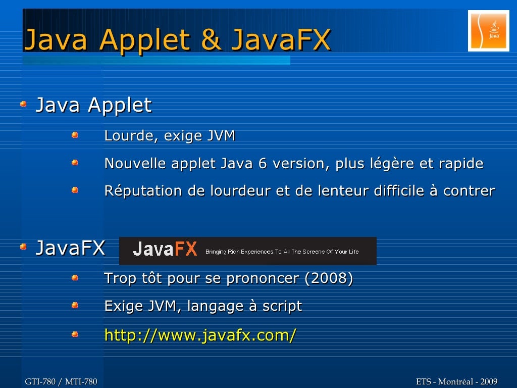Ajax en Java - GTI780 & MTI780 - ETS - A09