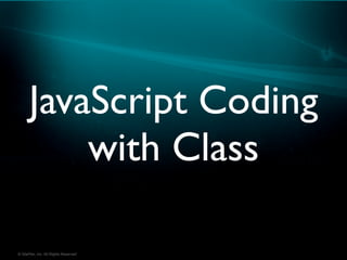 JavaScript Coding with Class | PPT