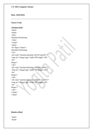 TYCS Ajax practicals sem VI | PDF