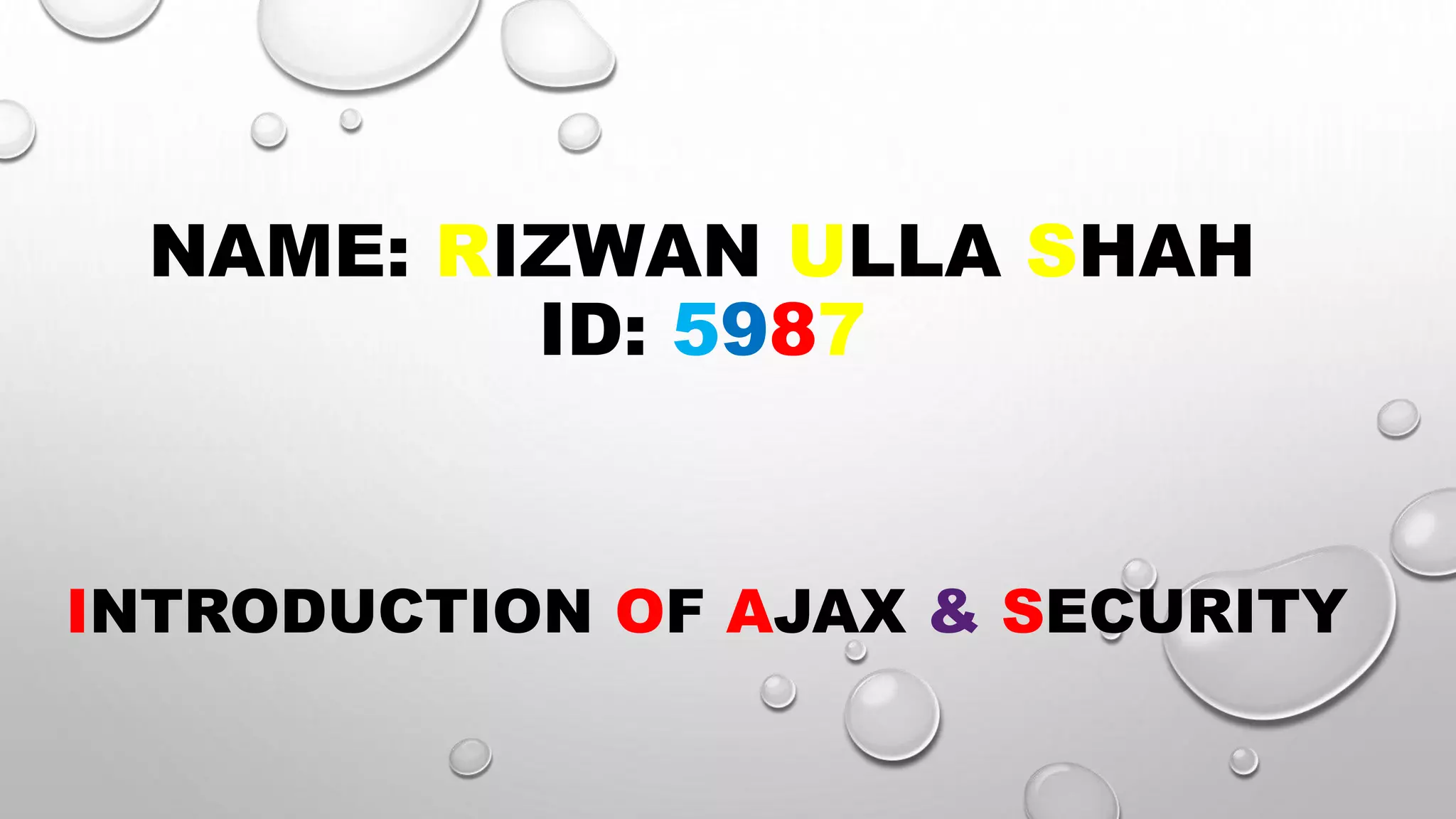 Ajax presentation | PPTX