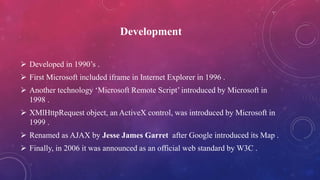 Intoduction to Ajax | PPTX