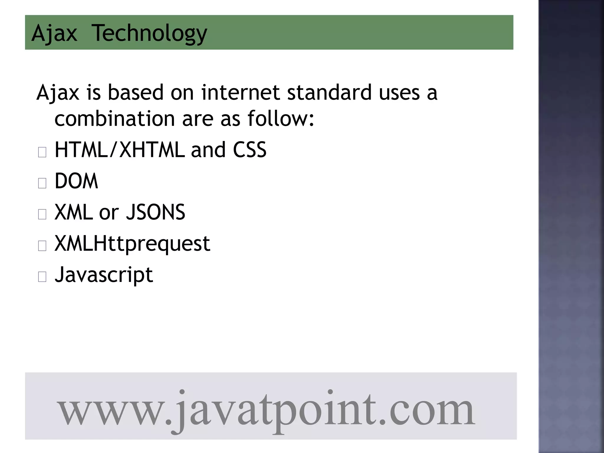 What is Ajax technology? | PPTX