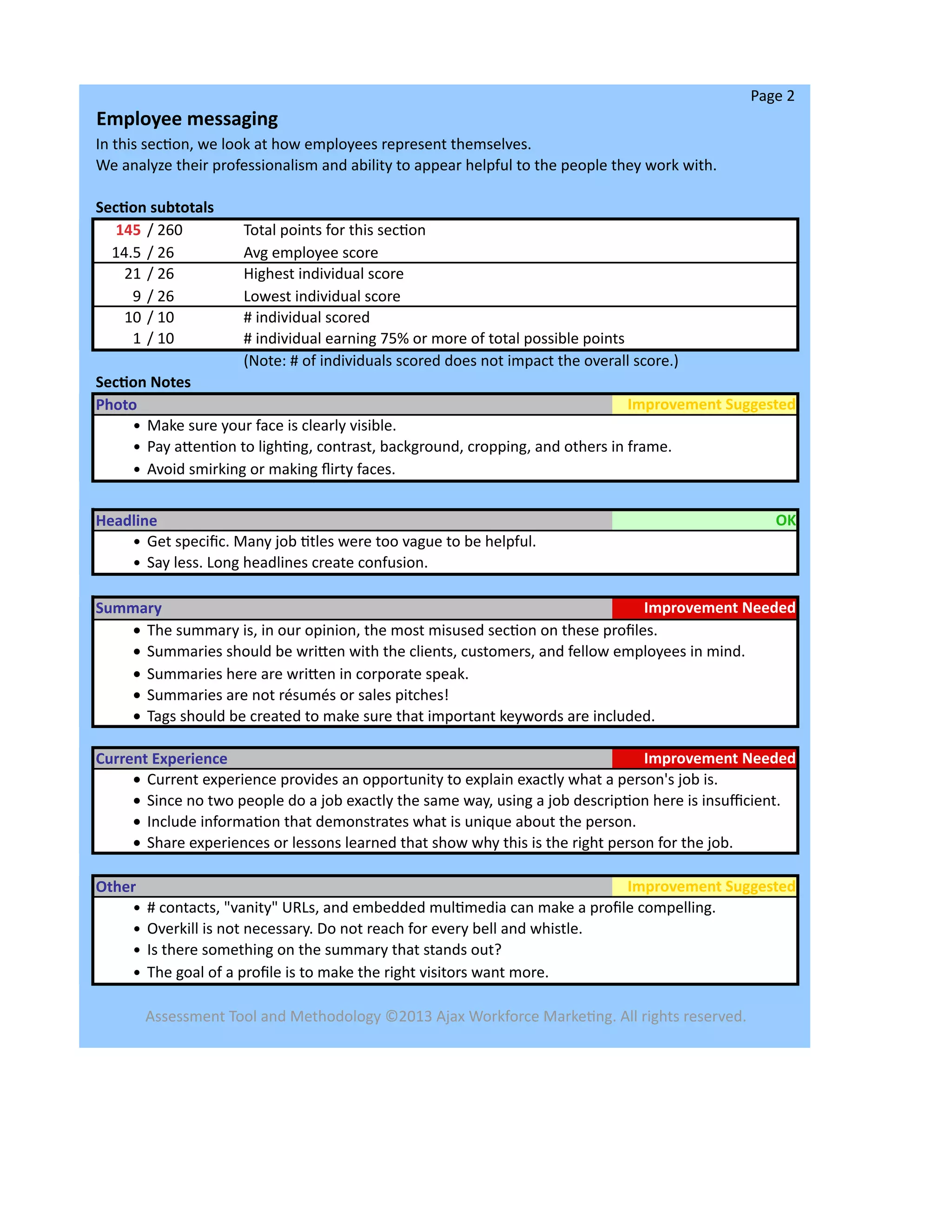Sample Lite Assessment | PDF