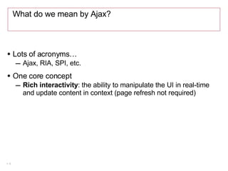 When to use Ajax | PPT | Web Development | Internet