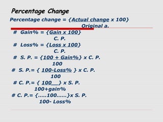comparing quantities class 8 | PPT