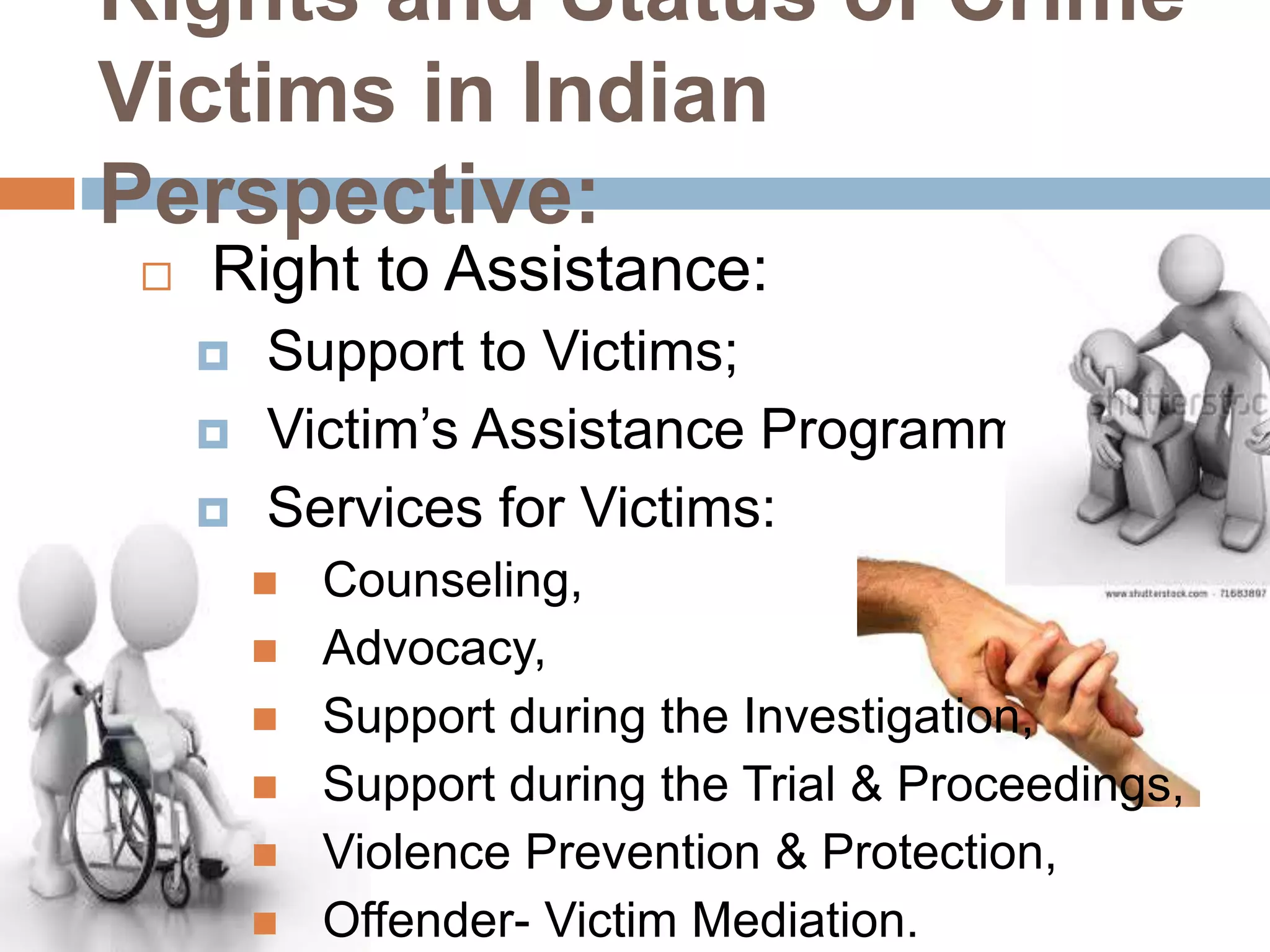 The Rights of Crime Victims In Indian Criminal Justice System | PPTX