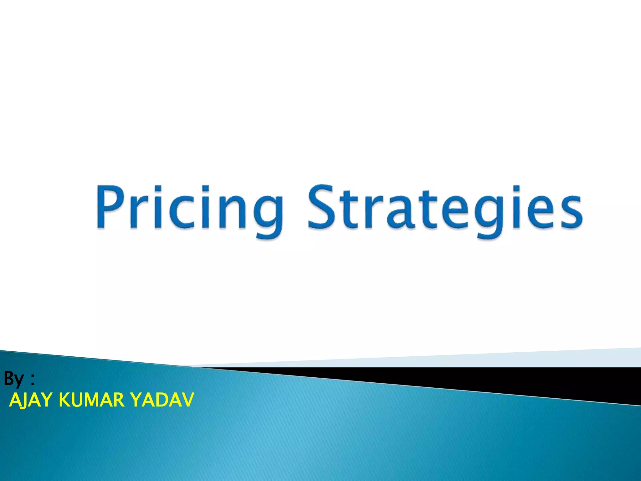 PRICING STRATEGIES AND DISTRIBUTION CHANNELS | PPTX | Marketing and ...