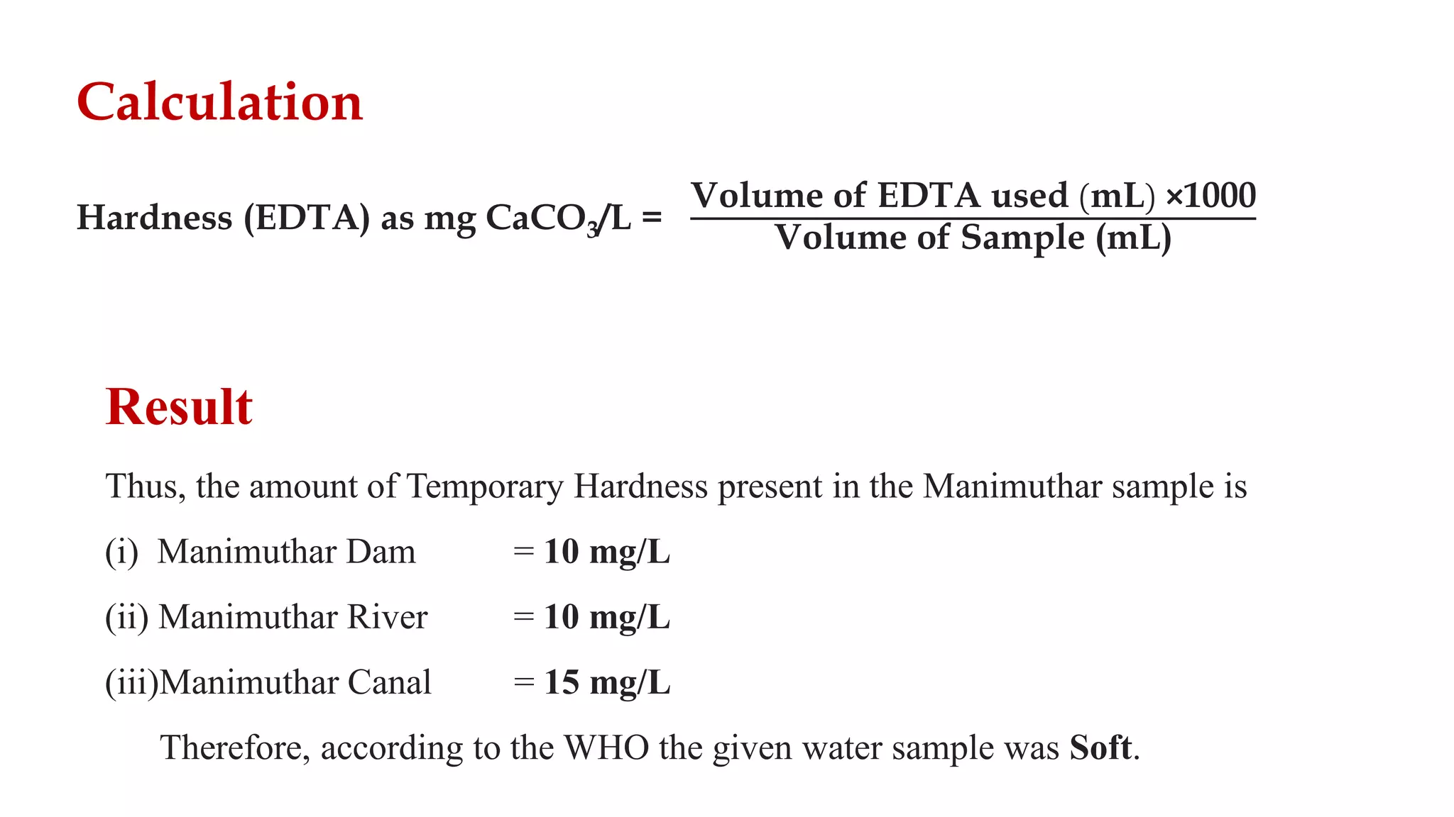 WATER QUALITY PARAMETERS | PDF