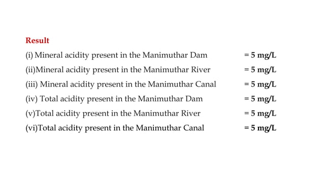 WATER QUALITY PARAMETERS | PDF