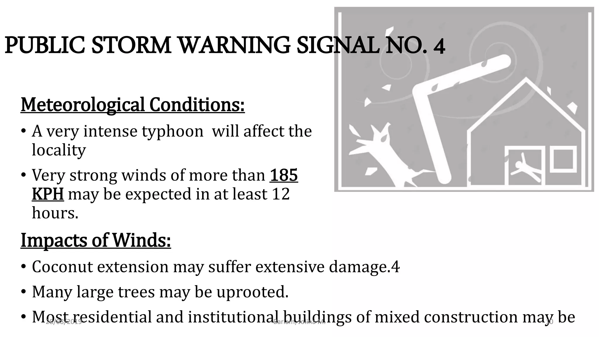 Public Storm Warning Signals | PPTX