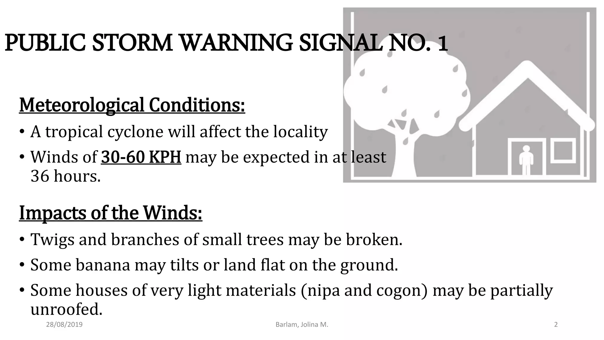 Public Storm Warning Signals | PPTX