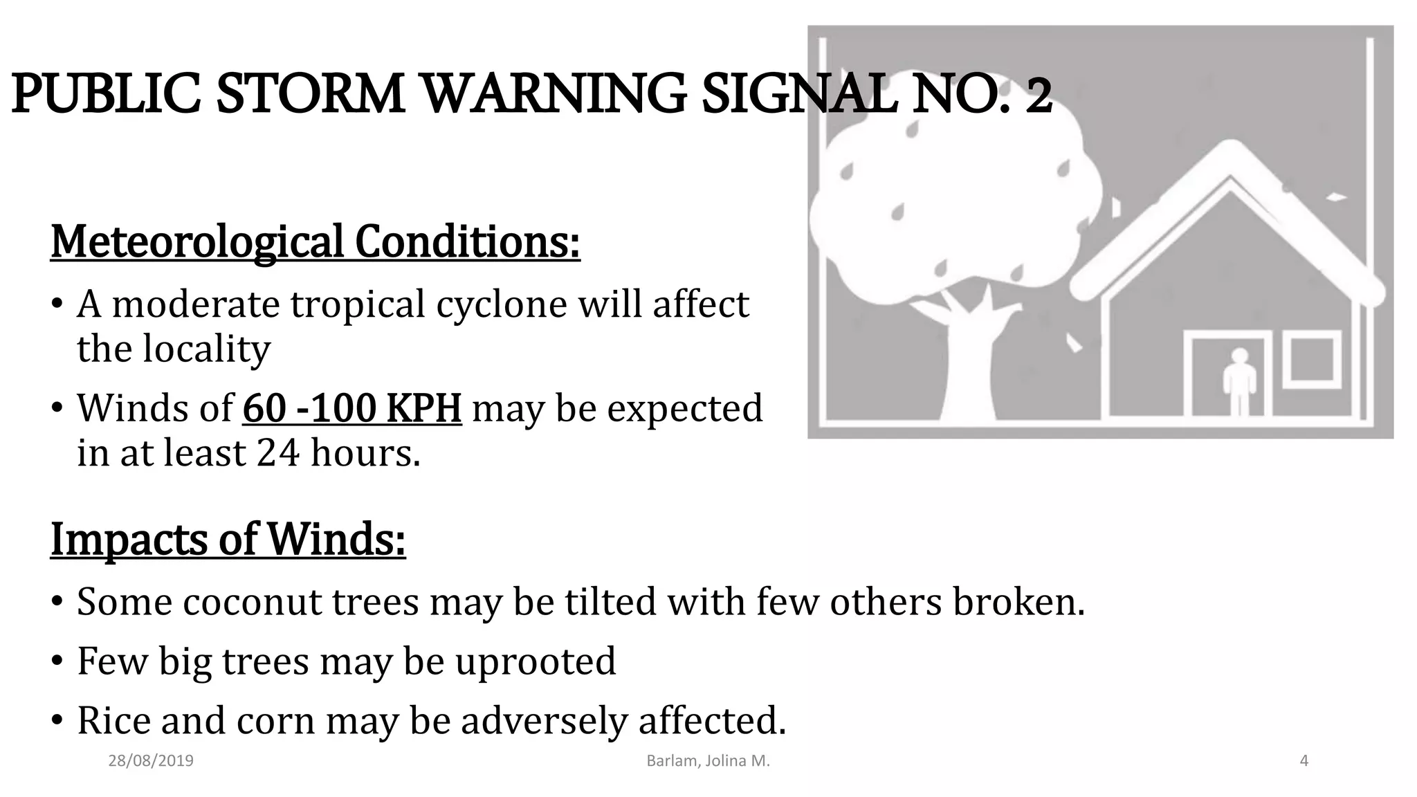 Public Storm Warning Signals | PPTX