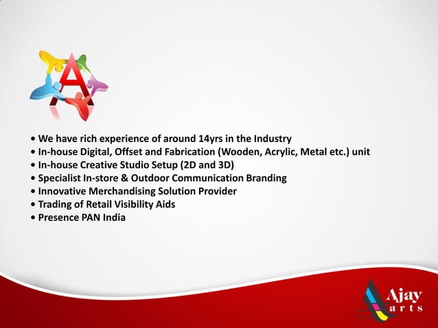 Ajay arts profile update | PPT