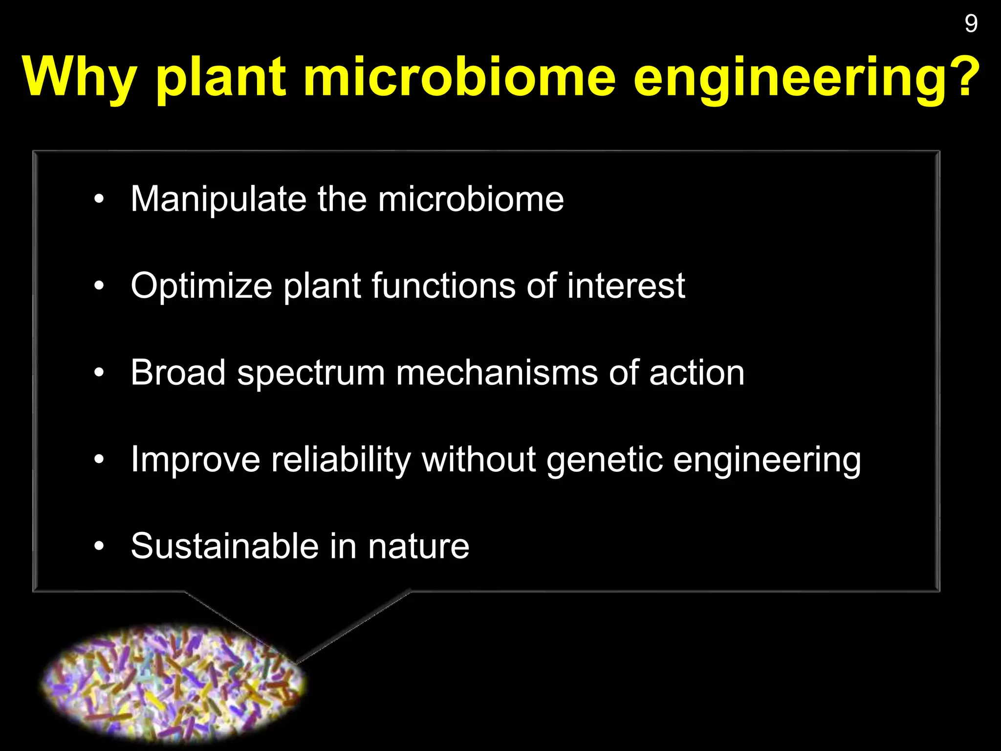 Ajayasree T. S. Seminar ppt (Microbiome engineering) | PPTX