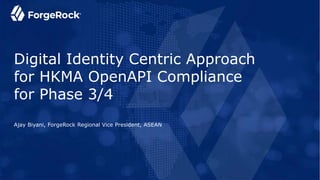 apidays LIVE Hong Kong 2021 - Digital Identity Centric Approach to ...