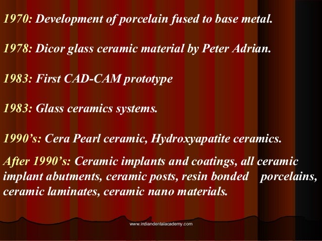 All ceramics /fixed orthodontic training