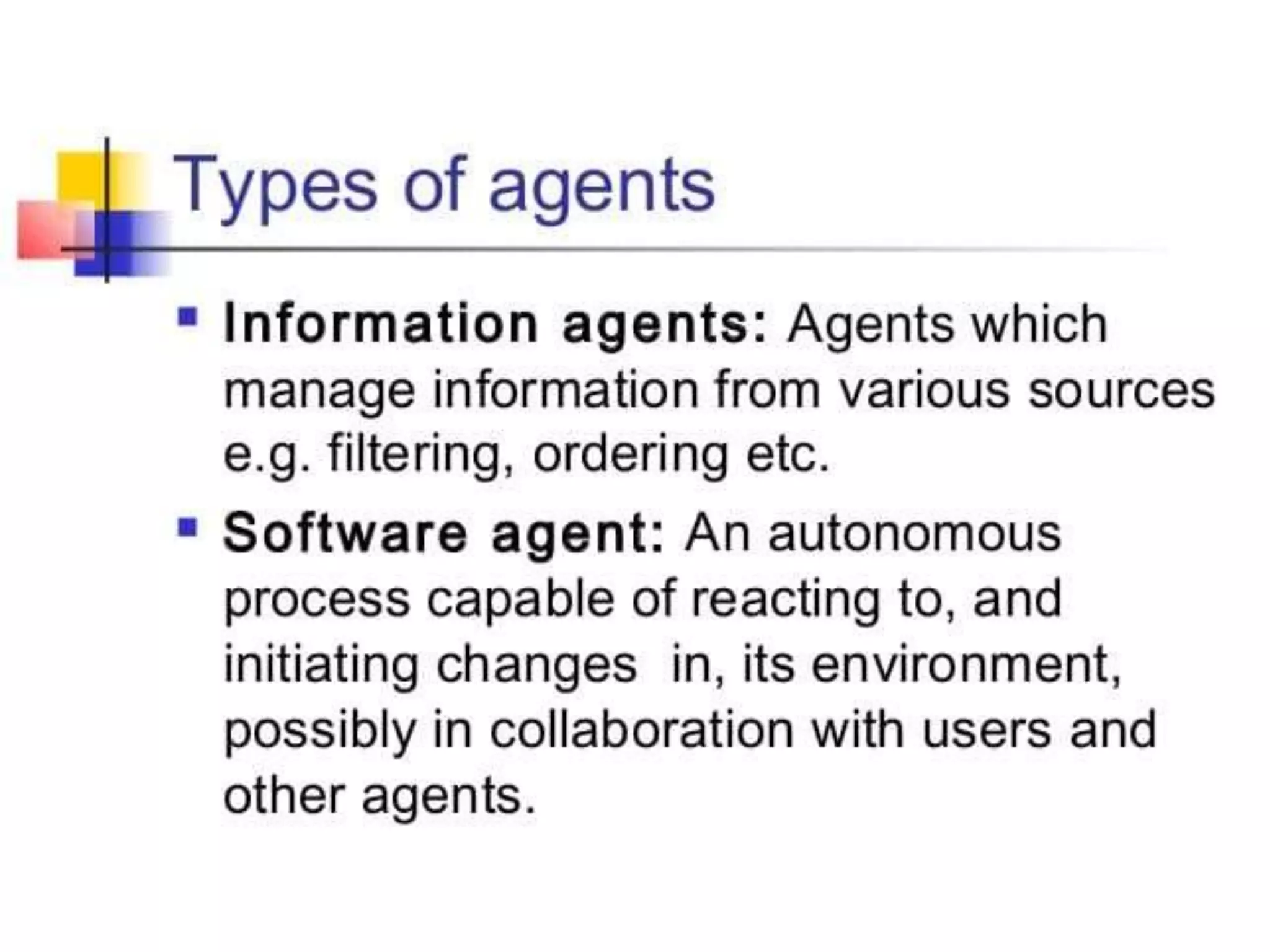 INTELLIGENT AGENT | PPT