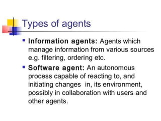 INTELLIGENT AGENT | PPT