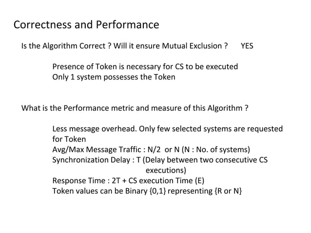 Mutual exclusion in distributed systems | PPTX Mutual exclusion in distributed systems | PPTX