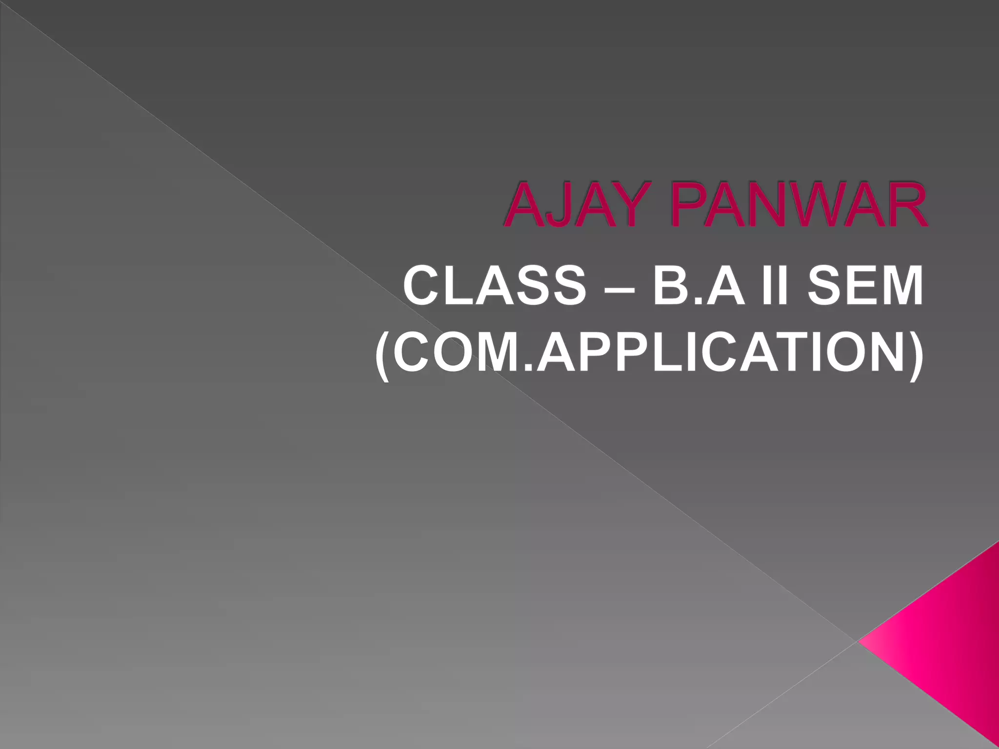 using computer | PPT