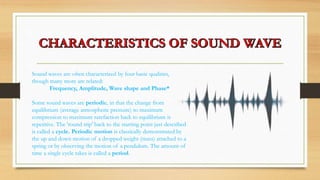 physics - SOUND - AJAY | PPTX