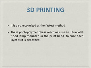 3D Printing Technology PPT by ajaysingh_02 | PPT