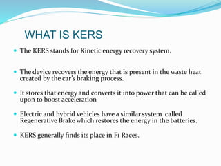 World of KERS | PPT