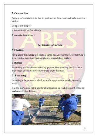 training report on pwd | DOCX