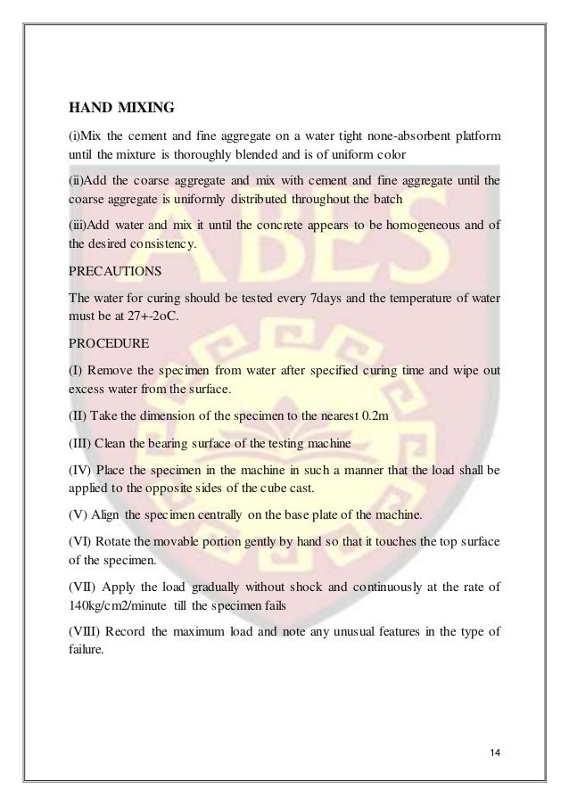 training report on pwd