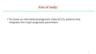 Prognostication of Chronic Lymphocytic Leukemia: IPI | PPTX | Cancer ...
