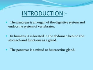 AJAY YADAV ppt of panc..pptx | Endocrine and Metabolic Diseases ...