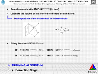 Numerical Simulation of Multi-Step Deep-Drawing Processes-Trimming 3D Solid Finite Element ...