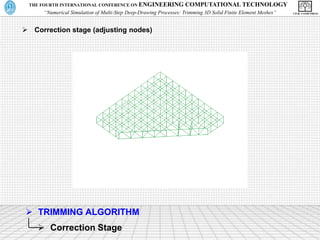 Numerical Simulation of Multi-Step Deep-Drawing Processes-Trimming 3D Solid Finite Element ...
