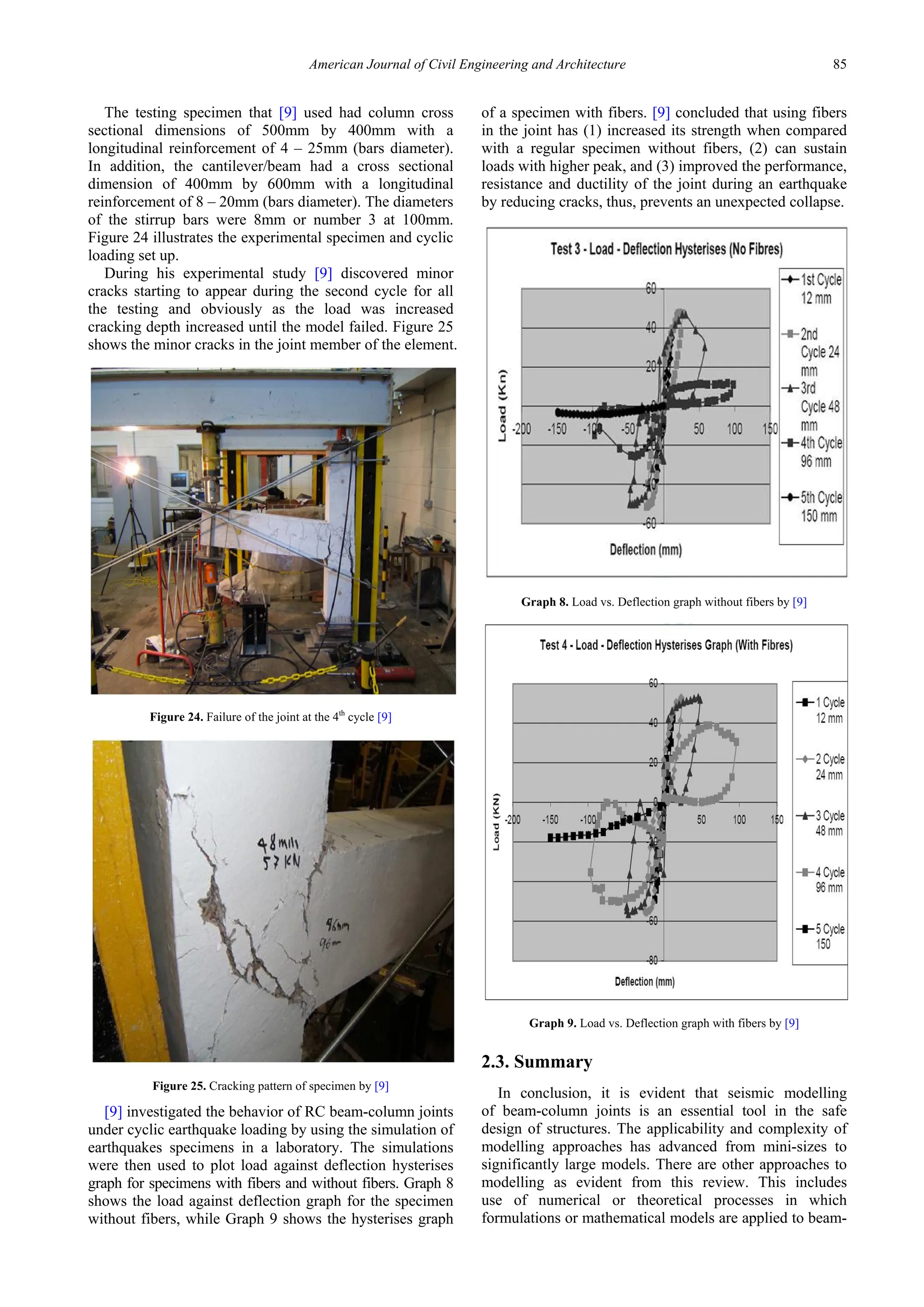 Modelling of Reinforced Concrete Beam-column Joint for Cyclic Earthquake Loading | PDF | Civil ...