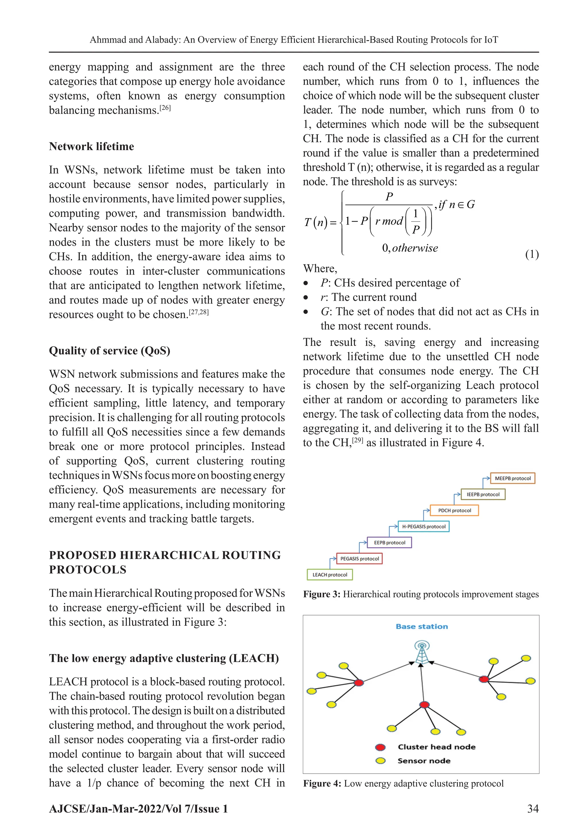 An Overview Of Energy Efficient Hierarchical Based Routing Protocols