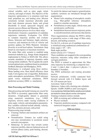 Trajectory Optimization Using Evolutionary Algorithms for Mars Entry Vehicles | PDF