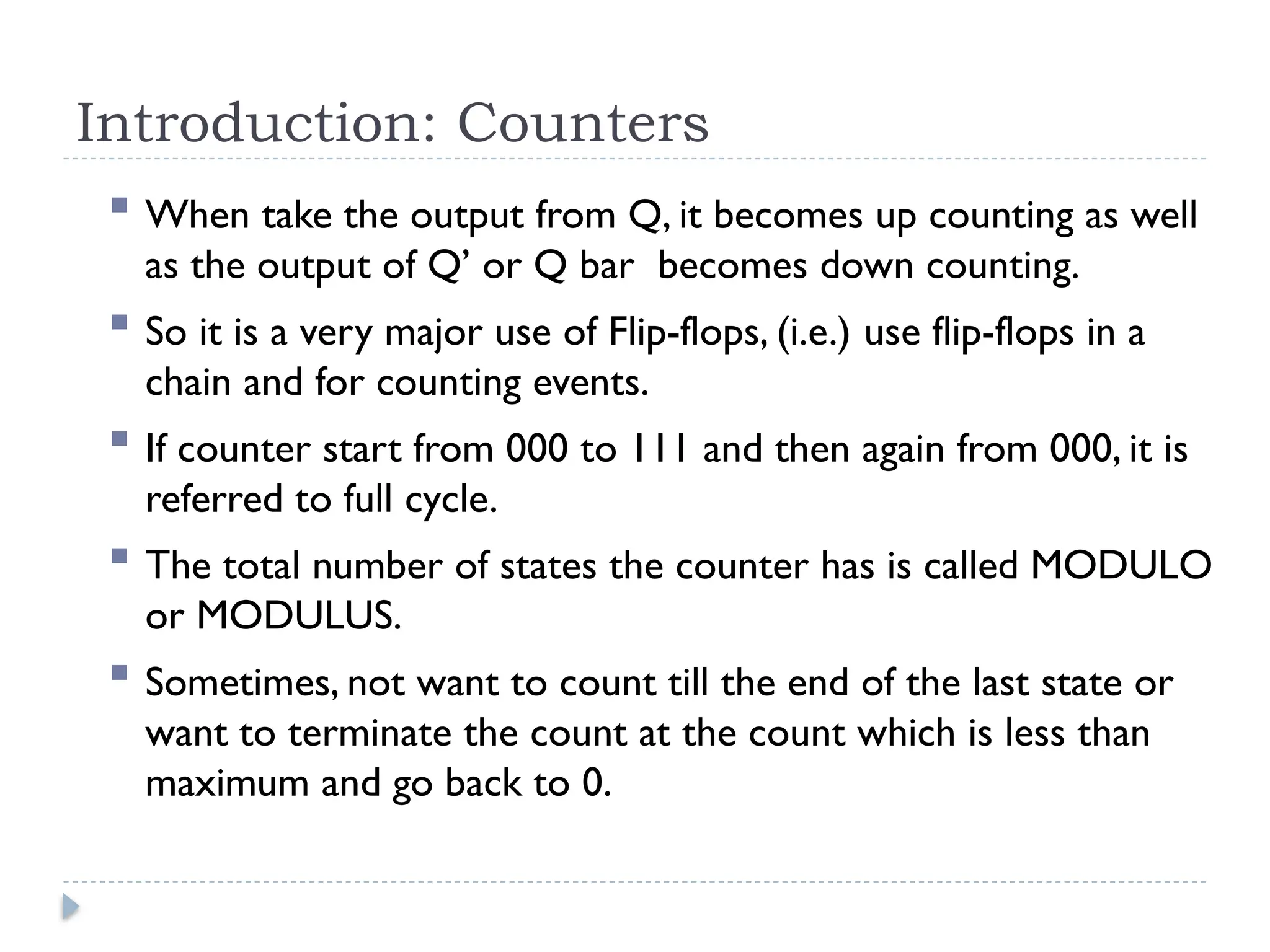 counter design logic devices for sequential circuit | PPTX