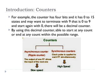 counter design logic devices for sequential circuit | PPTX