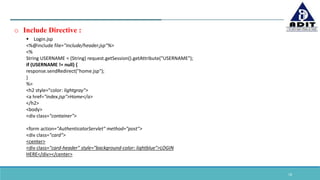 JSP Directives | PPTX