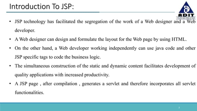 JSP Directives | PPT