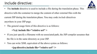 JSP Directives | PPTX