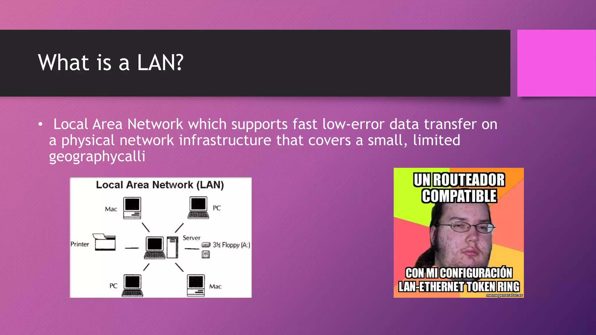 Typical elements of LAN | PPTX
