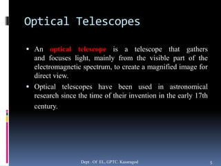 adaptive optics on ground based telescope | PPTX | Physics | Science