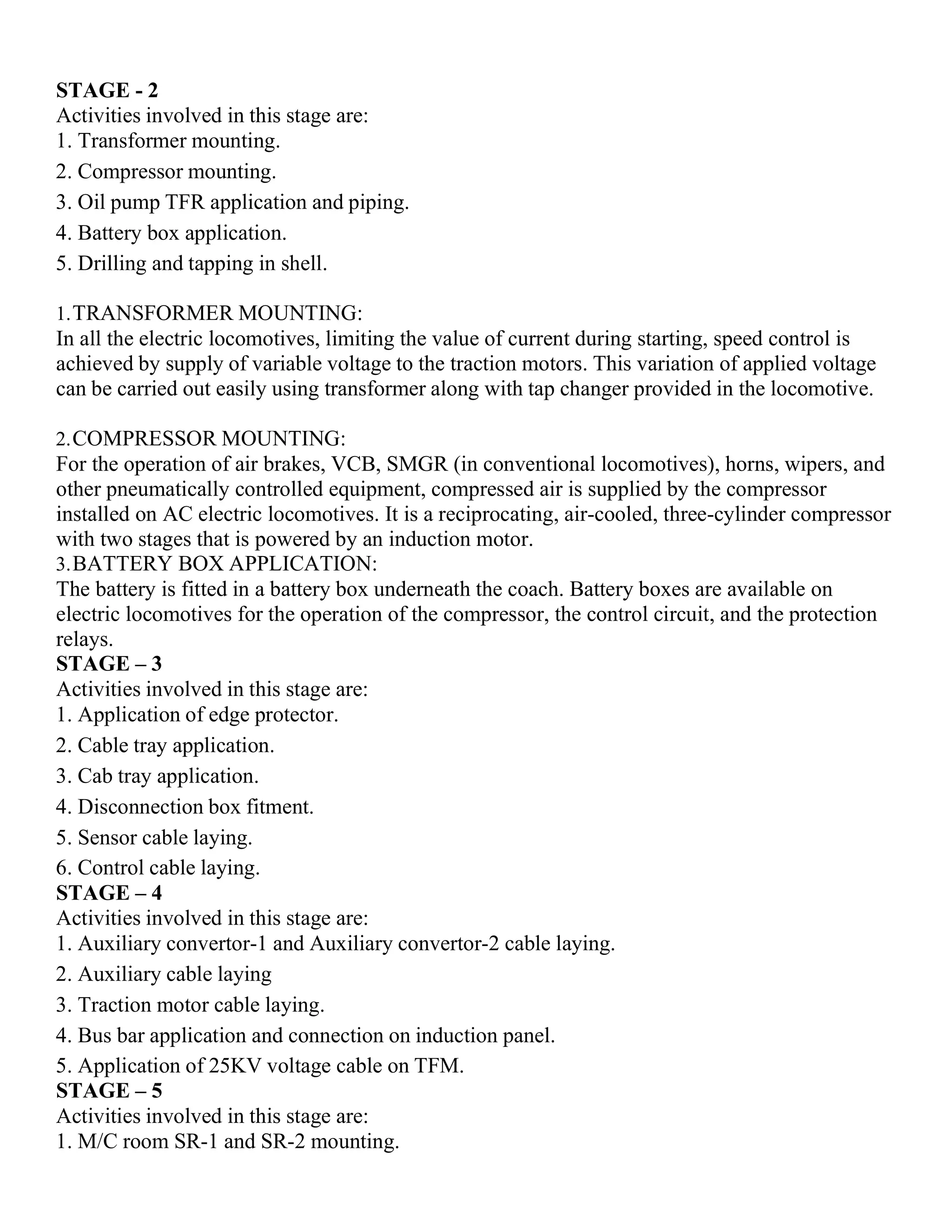 Blw summer training report Mechanical LAS LFS HWS EEE CTS TR | PDF
