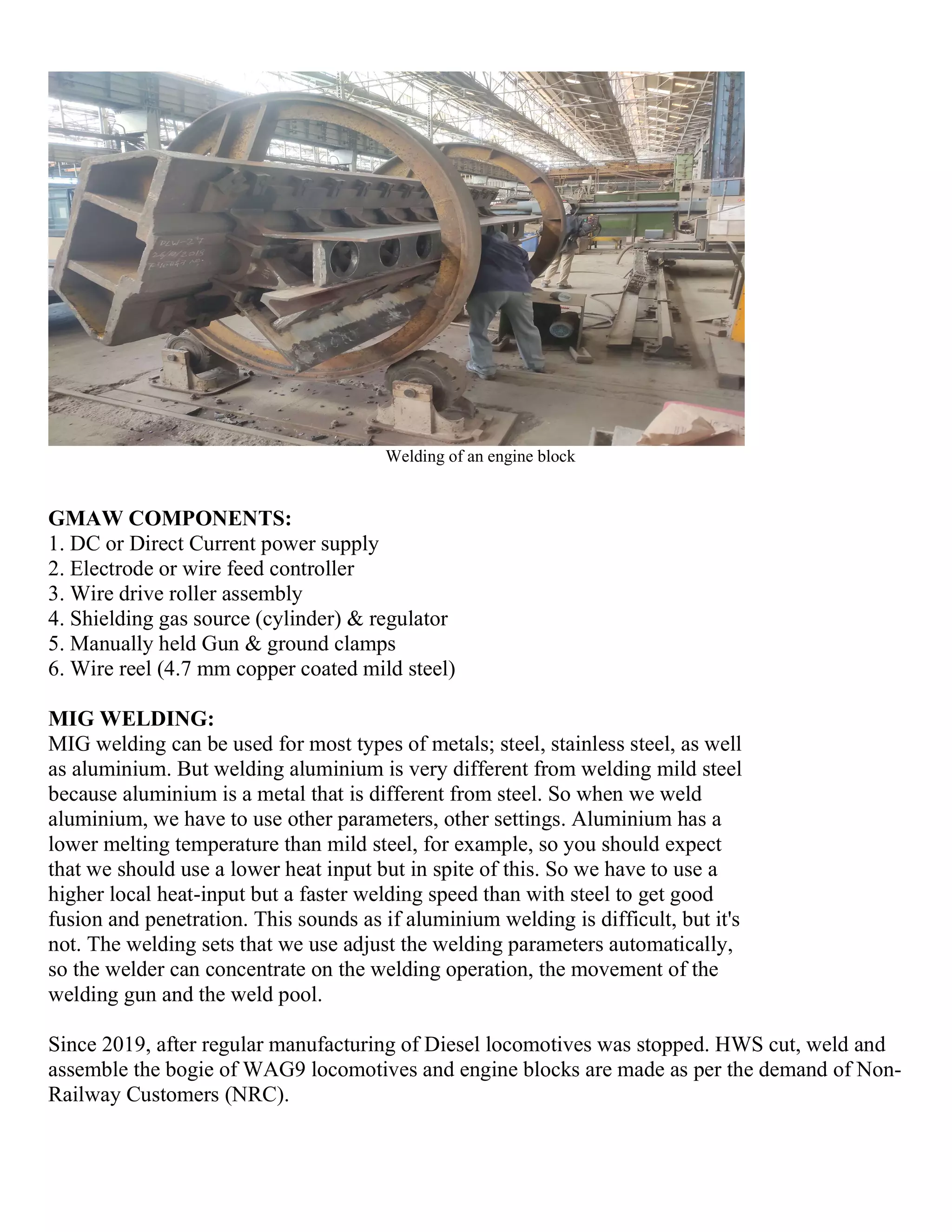 Blw summer training report Mechanical LAS LFS HWS EEE CTS TR | PDF