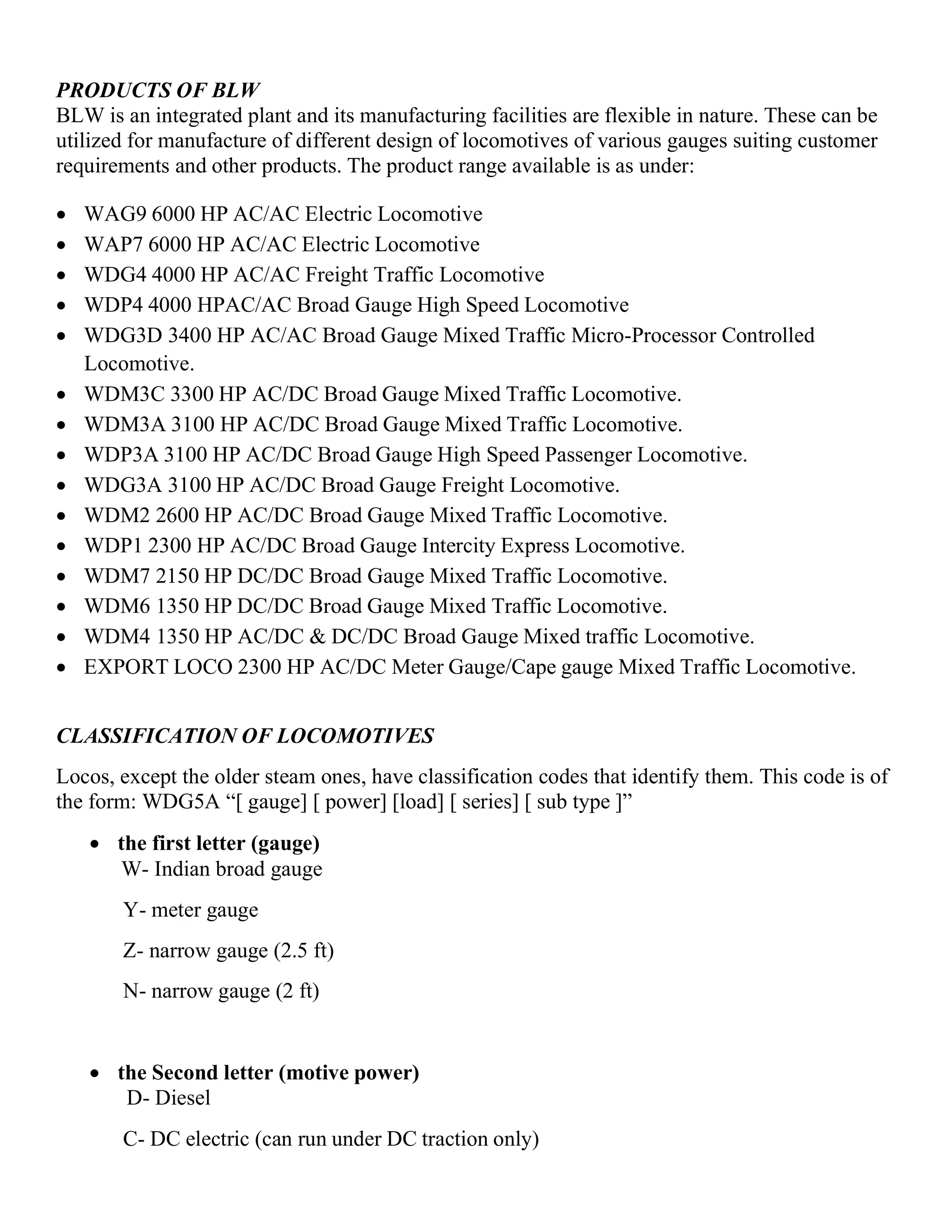 Blw summer training report Mechanical LAS LFS HWS EEE CTS TR | PDF