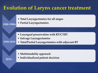 T4 Larynx cancer can be treated with Chemoradiotherapy | PPTX | Cancer | Diseases and Conditions