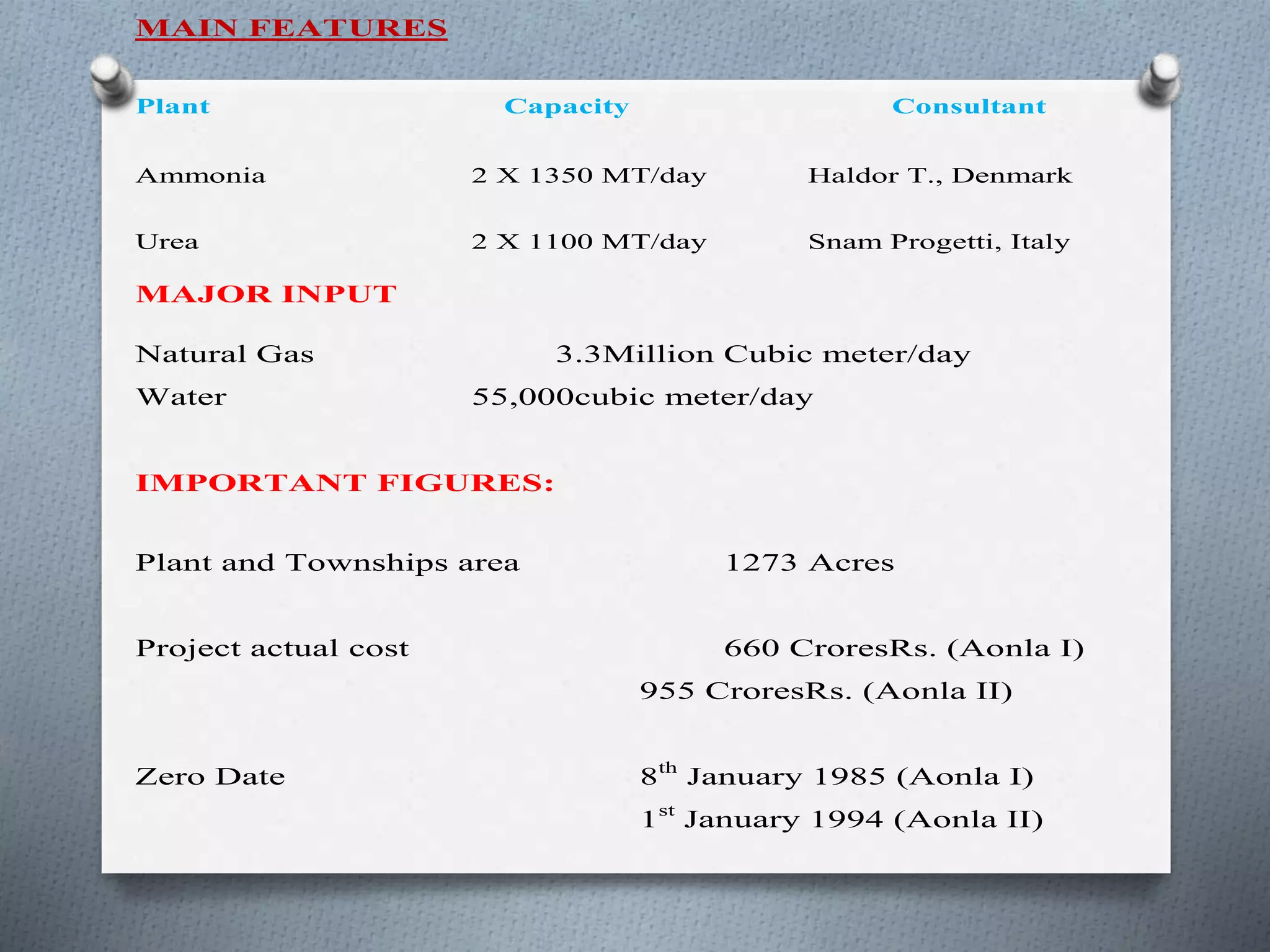 IFFCO Industrial Training ppt | PPTX